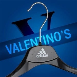 Bespoke Hangers Adidas | Custom Printed Hangers