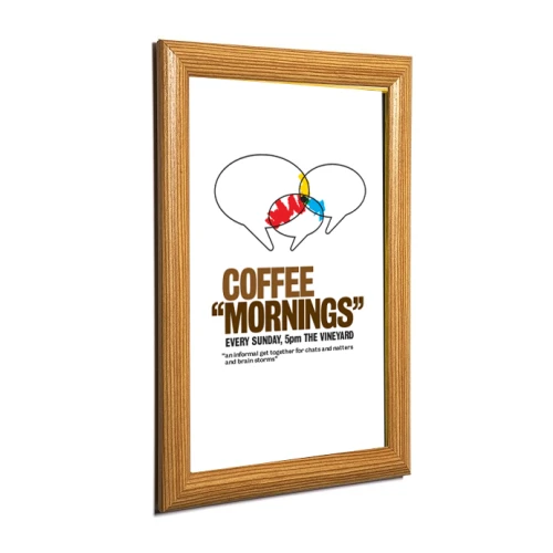Wood Effect Poster Snap Frames